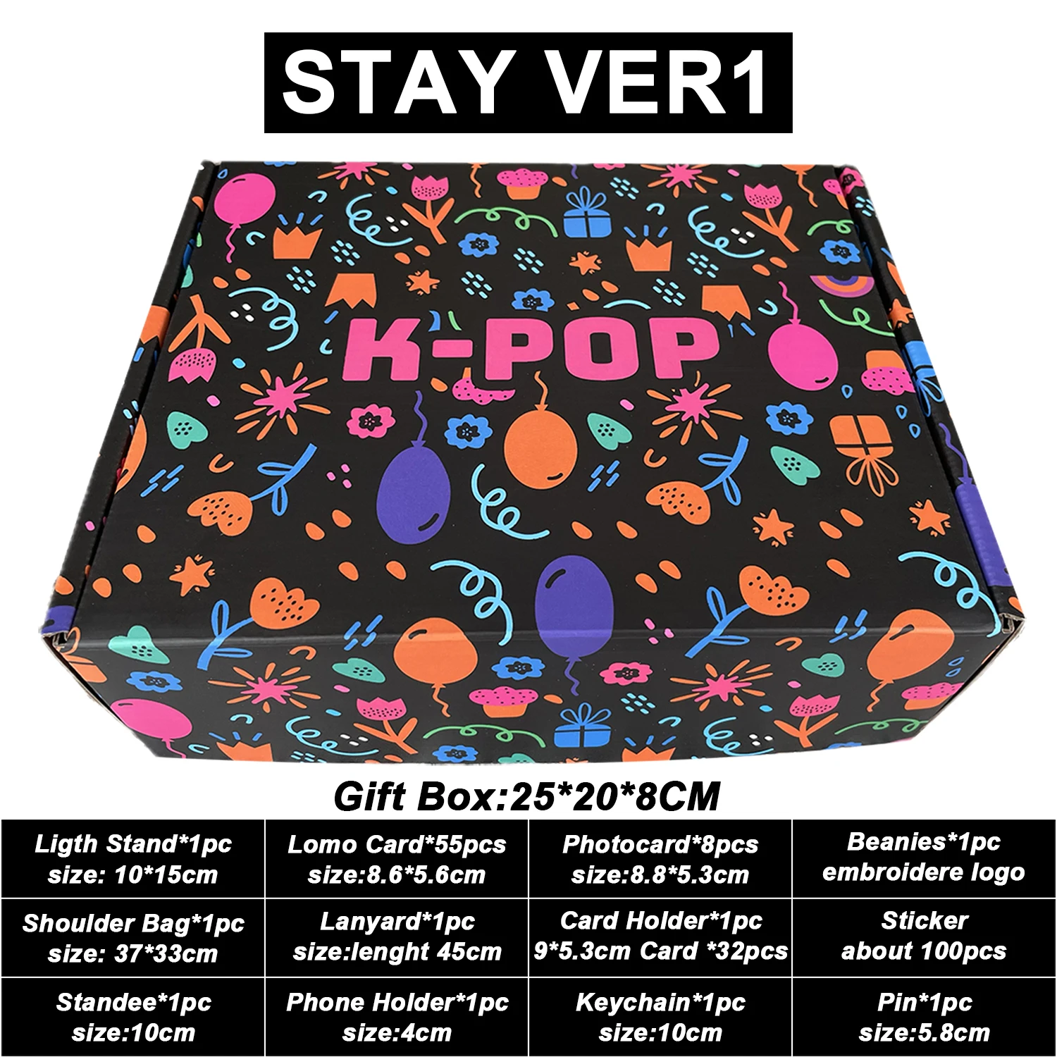 Kpop-Stay-ANITEEZ-Album-Felix-V-Bangchan-Jimin-Jungkook-Suga-ATINY-Gift ...