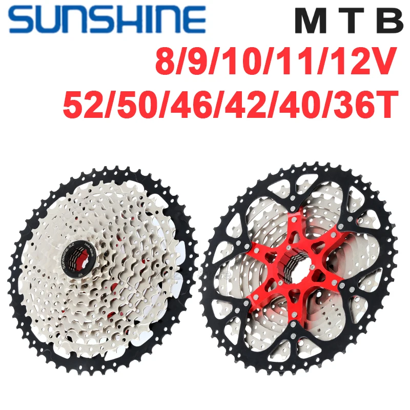 SUNSHINE-SZ-Mountain-Bike-11V-K7-40T-42T-46T-50T-52T-MTB-Cassette-10S ...