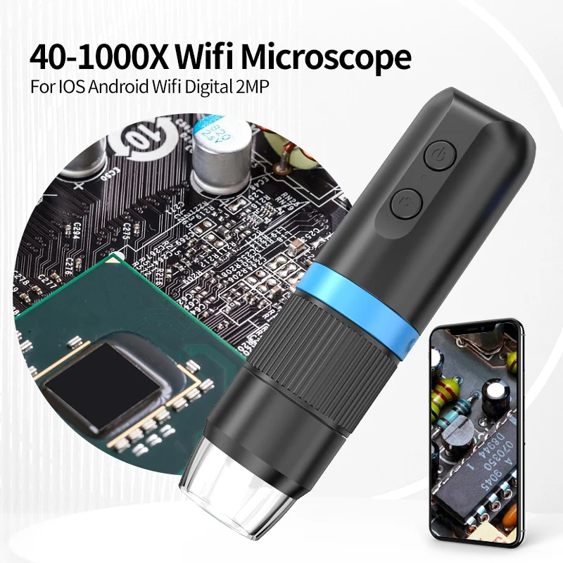 Wifi-Digital-Microscope-40-1000X-2MP-Wireless-Microscope-Camera-Video ...