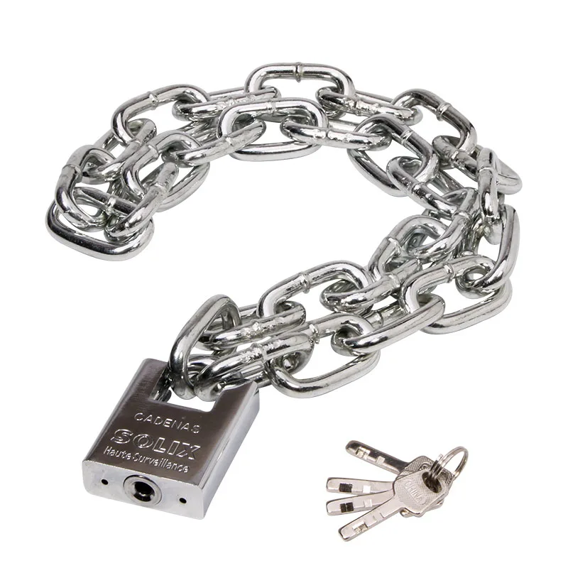 Chain-Lock-Anti-Theft-Chain-Lock-Anti-Shearing-Iron-Chain-Lock-Door ...