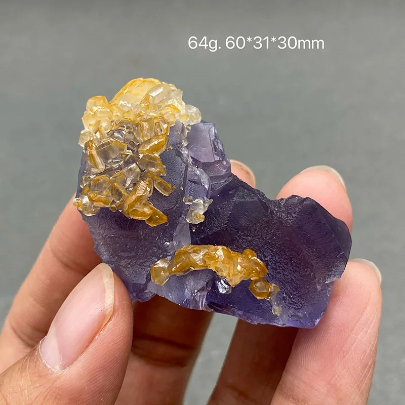 100-Natural-blue-Purple-fluorite-cluster-mineral-specimens-Gem-level ...