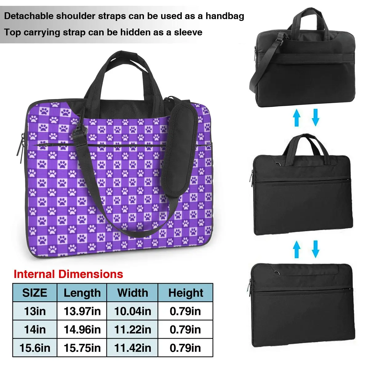 Laptop Carrying Bag Purple