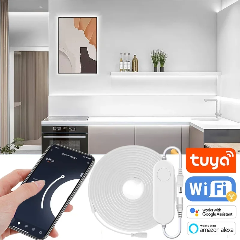 10M-32-8ft-White-LED-Neon-Rope-Light-Smart-Life-APP-Control-TUYA-Neon ...