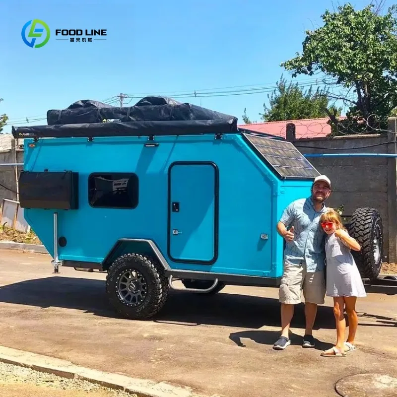Customized Australia Standard Lightweight Travel Trailers with Porch ...