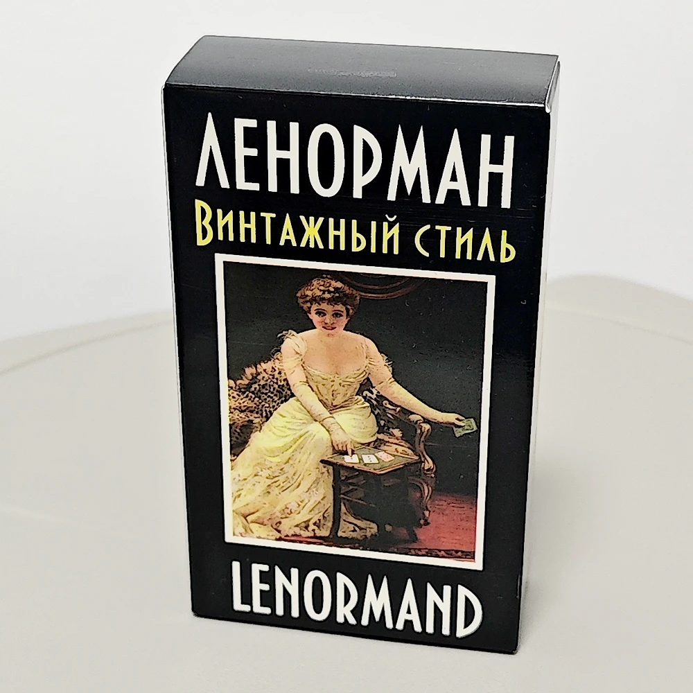 Marie Lenormand Vintage Style 72 Cards In Russian Language 2 Sets (36 ...