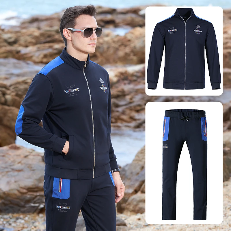 Men-Tracksuit-Top-Quality-Sport-wear-Setting-Men-Jogging-Suit-2pieces ...