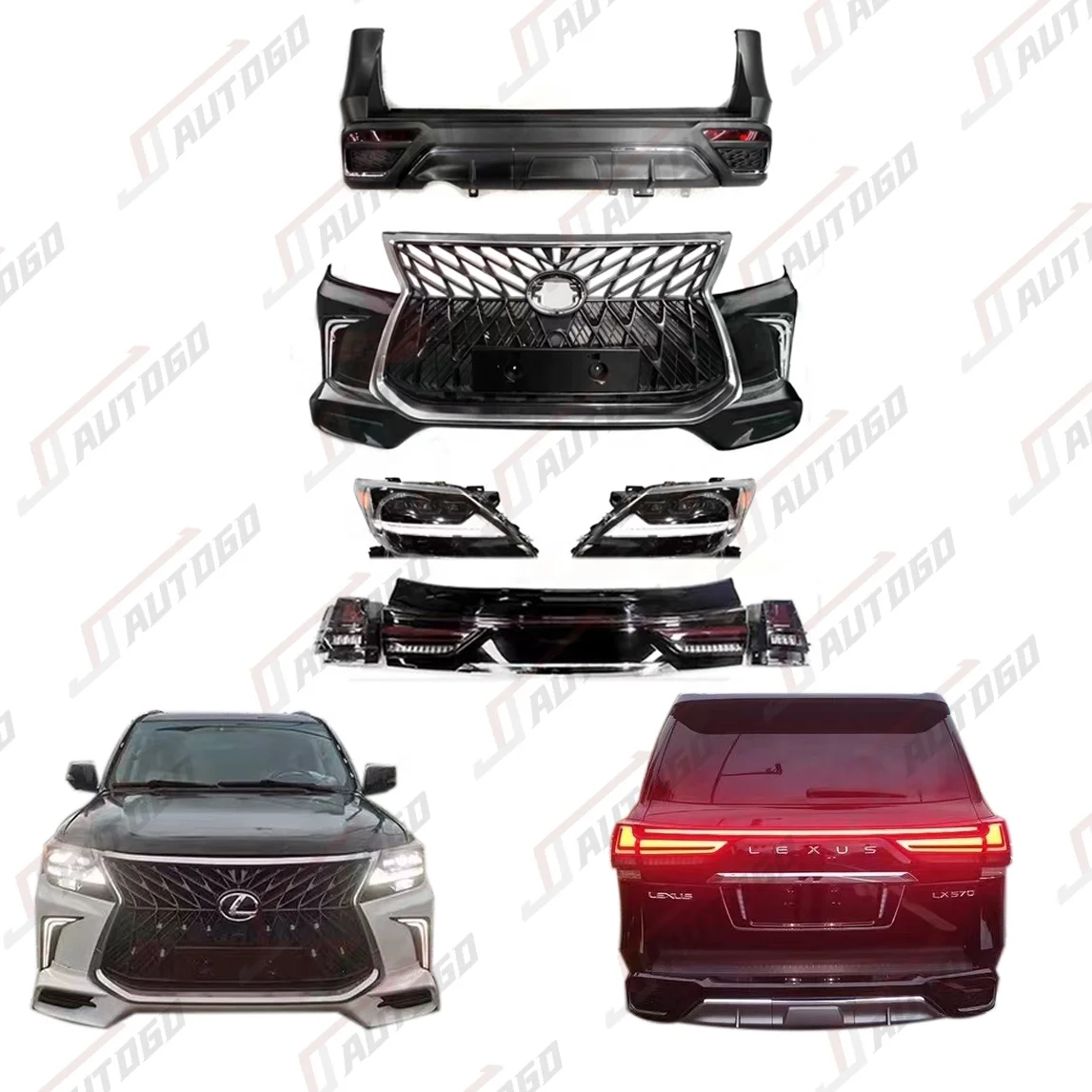Auto-Modification-Conversion-Body-Kit-For-Lexus-LX570-2008-2009-2010 ...
