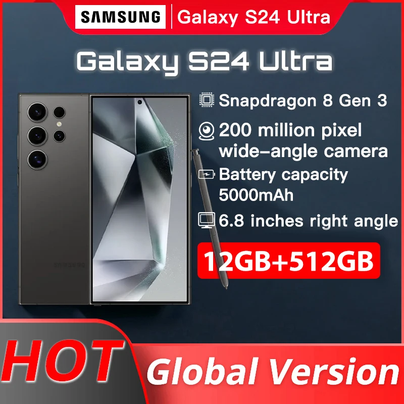 Global-Version-Samsung-Galaxy-S24-Ultra-5G-Smartphone-Snapdragon-8-Gen-3-AMOLED-Display-200MP ...