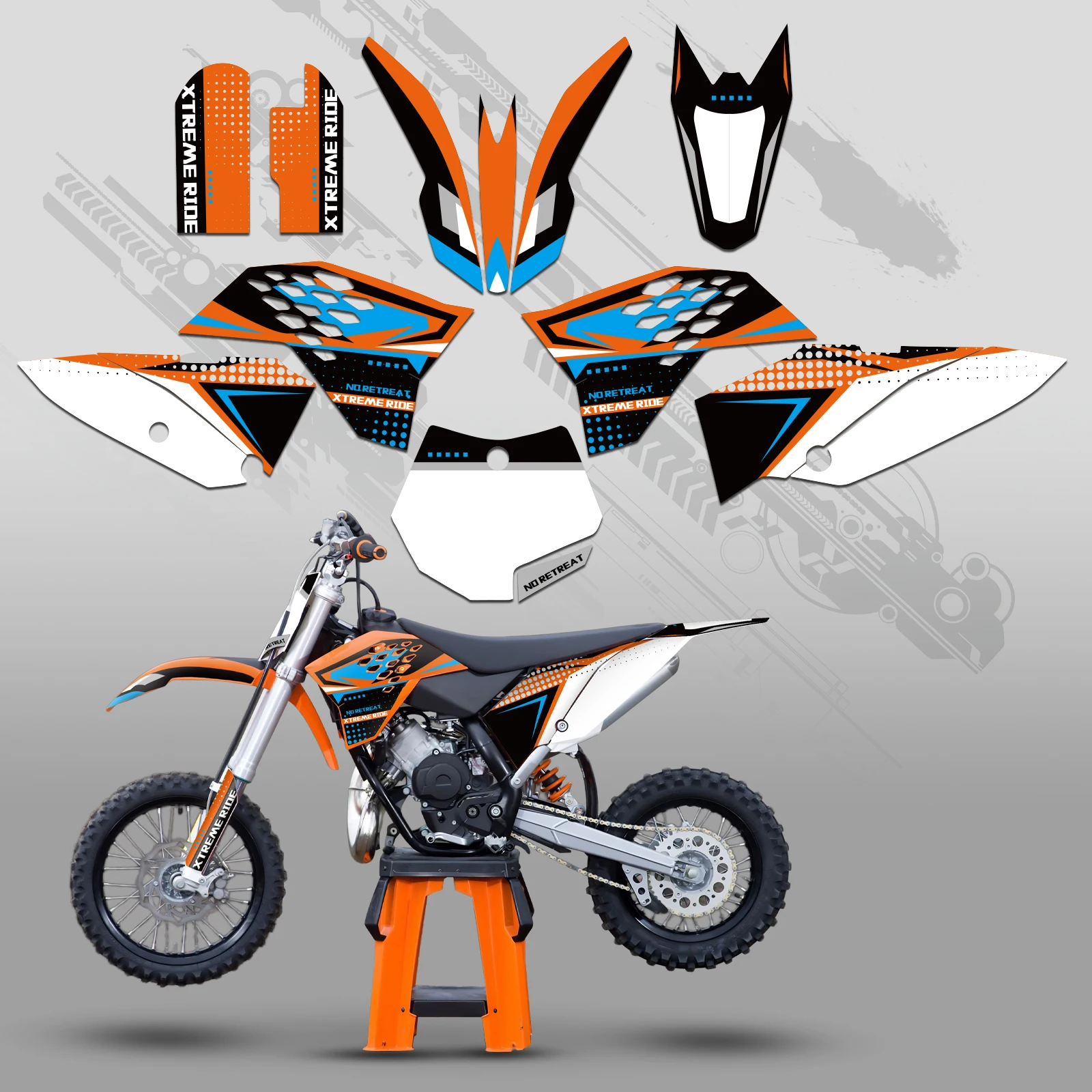 NICECNC para KTM 2009-2015 SX 65 SX65 Dirt Bike Motocross carenado ...