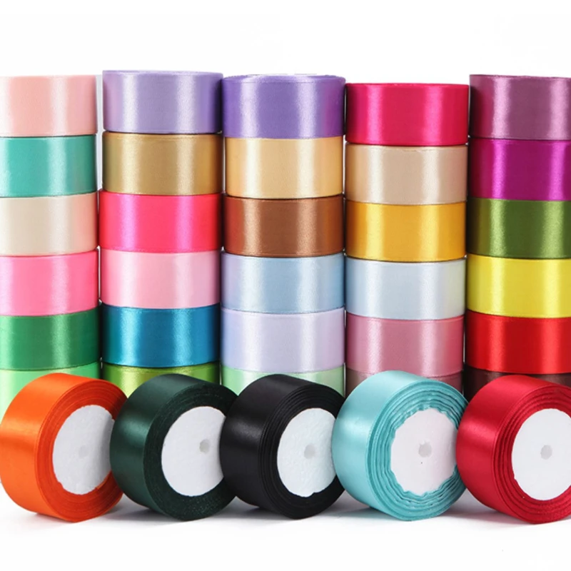 1-Volume-25yards-Silk-Satin-Ribbons-Crafts-Bow-Handmade-DIY-Gift ...