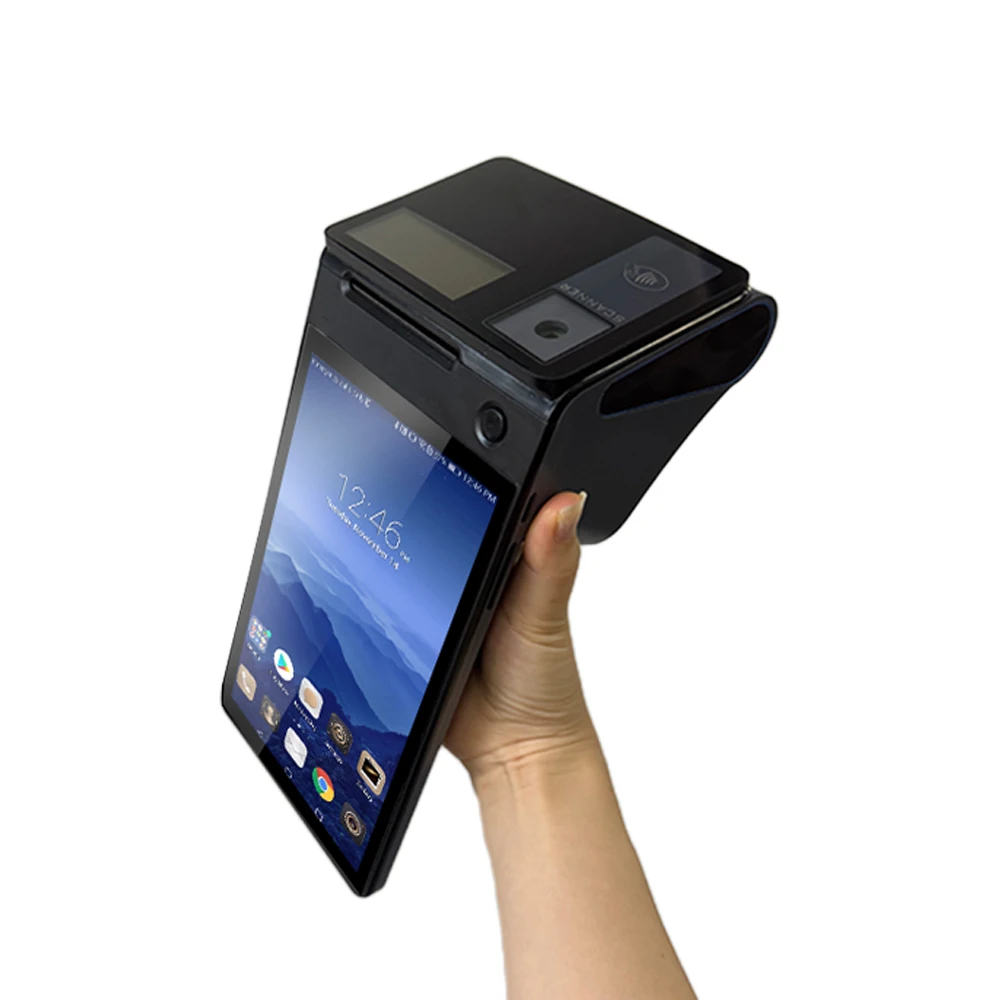 Tap Pay Android 14 8 Inch 3+16G Octa-Core Handheld Pos Terminal Order ...