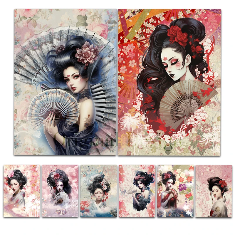 Rice-Paper-Original-Design-WuleeGifts-Japanese-Style-Sakura-Retro ...