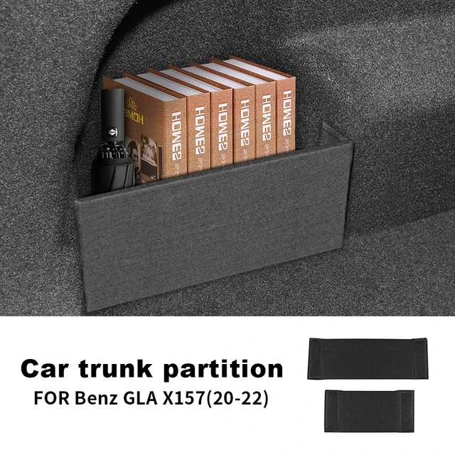 Car Organizer Storage Sides Trunk Partition for Mercedes Benz C E GLA ...