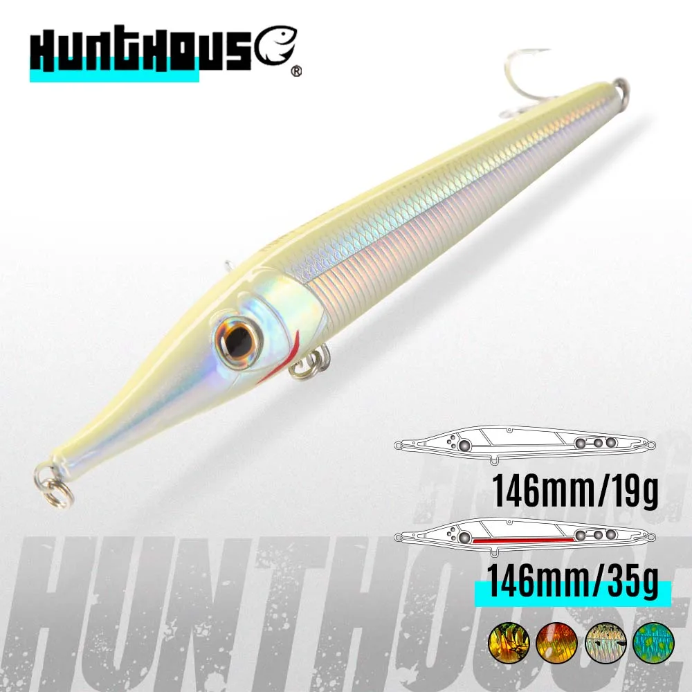 Hunthouse Floating&Sinking Stickbaits Needle Lure Pencil Lures Long ...