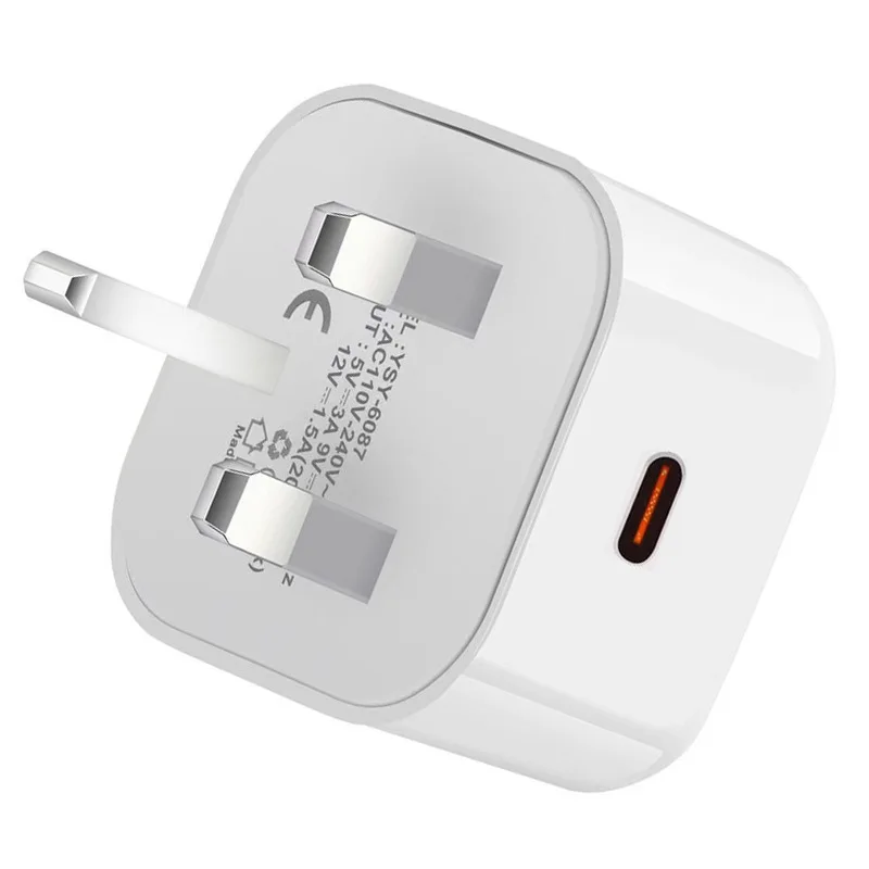 Universal-20W-UK-Eu-US-USB-C-PD-Wall-charger-Fast-Quick-Charging-Power ...