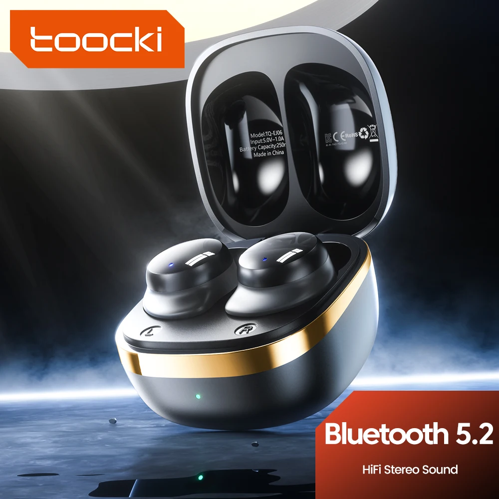 Toocki-EJ06-TWS-auricolari-Bluetooth-cuffie-Wireless-Blurtooth-V5-2 ...