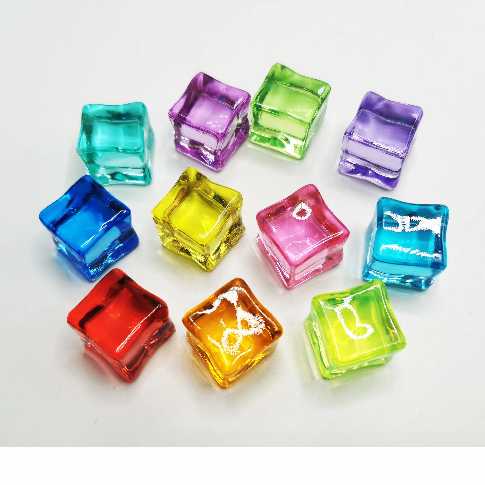 Wholesale-Acrylic-Ice-Cube-Beads-Emulational-Translucent-Square-Plastic ...
