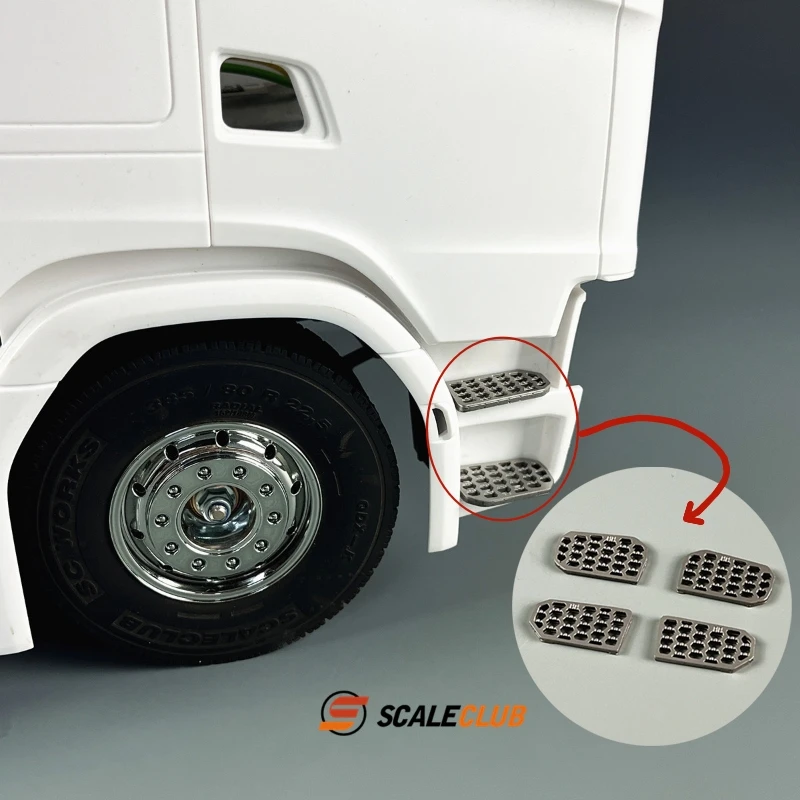 SCALECLUB Metal Foot Pedal Cab Steps Pedals Upgrade Parts for 1/14 ...