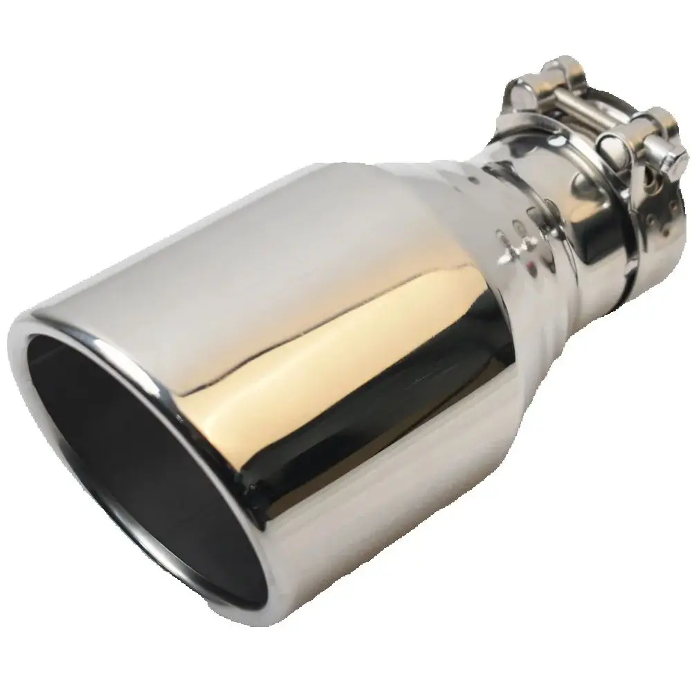 2.5" Inlet Universal Diesel Truck Exhaust Tip, 4in Outlet x 9in Overall ...