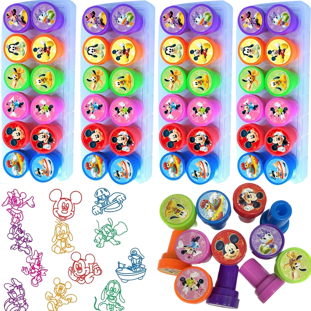 Minnie-Mouse-Stamp-Party-Favors-Mickey-Donald-Duck-Theme-Seal-for-Kids ...
