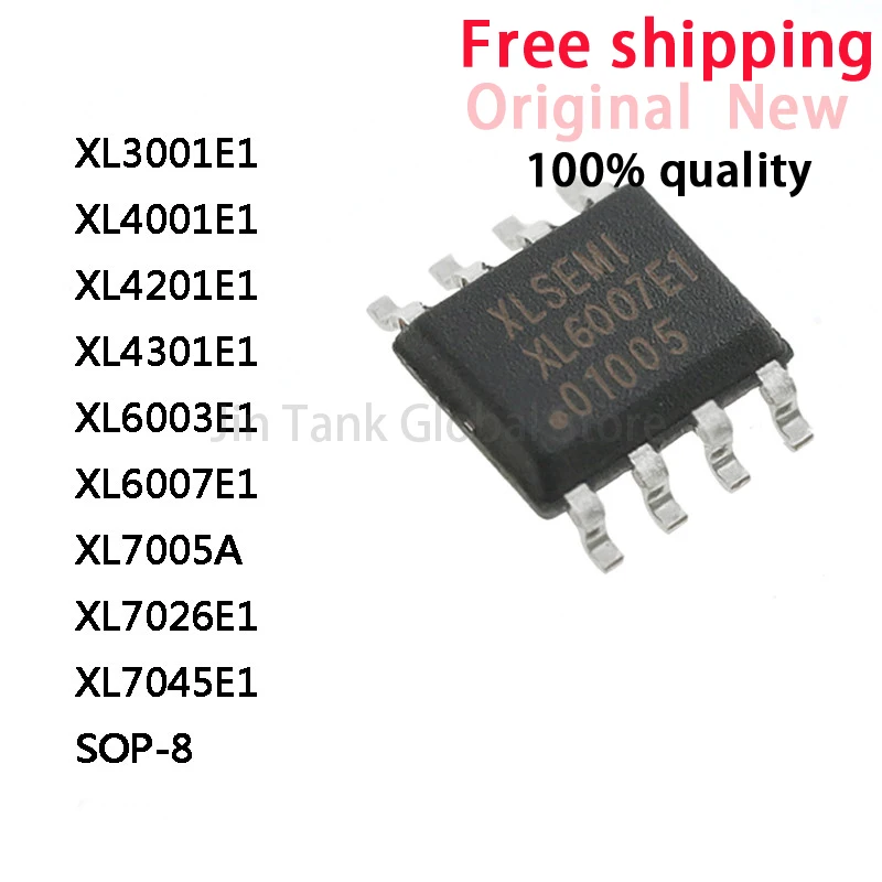 10Pcs New XL3001E1 XL4001E1 XL4201E1 XL4301E1 XL6003E1 XL6007E1 XL7005A ...