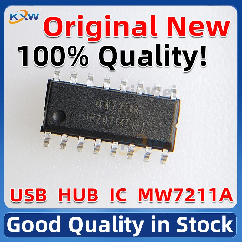 5PCS-New-and-Original-MW7211A-SOP-16-High-Speed-HUB-Controller-Chip-USB ...