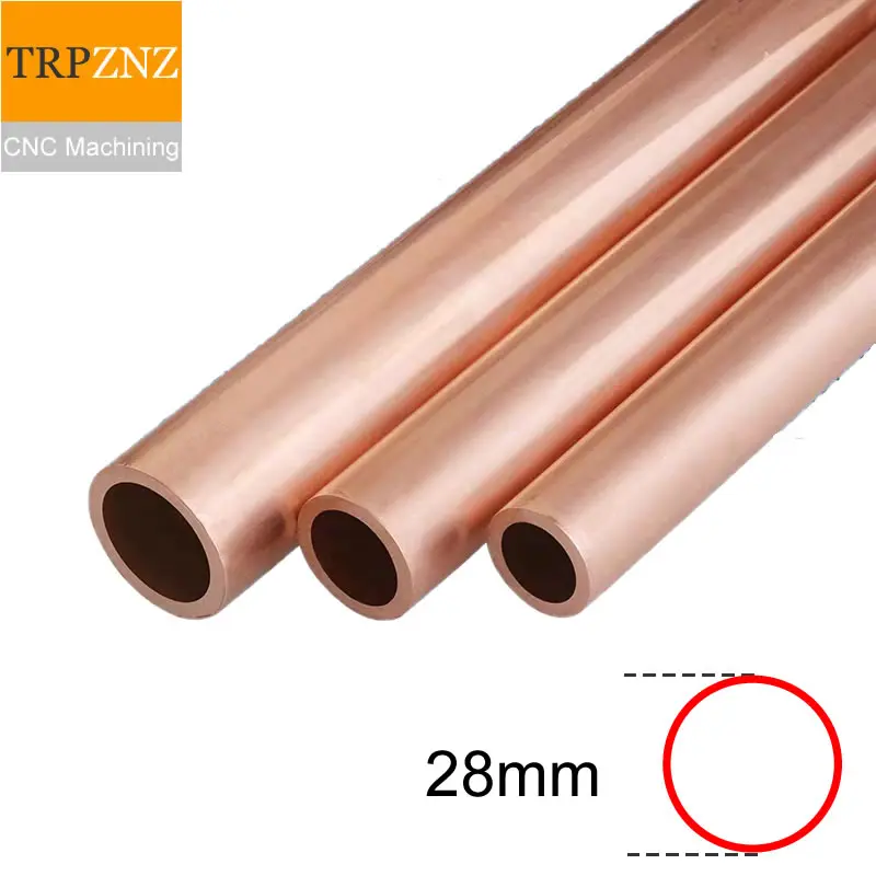 T2 copper pipe tube OD28mm outer diameter 28mm wall thick 2mm 3mm ...