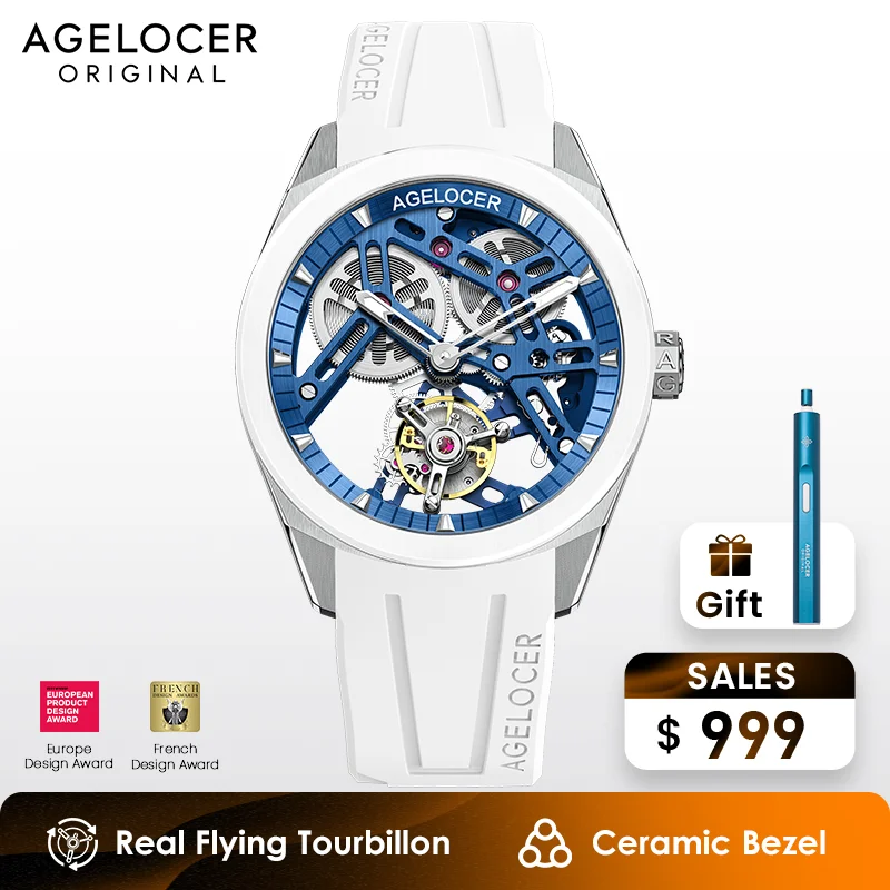 AGELOCER-Original-Tourbillon-Watch-Ceramic-Bezel-Men-s-Vogue-Luxury ...