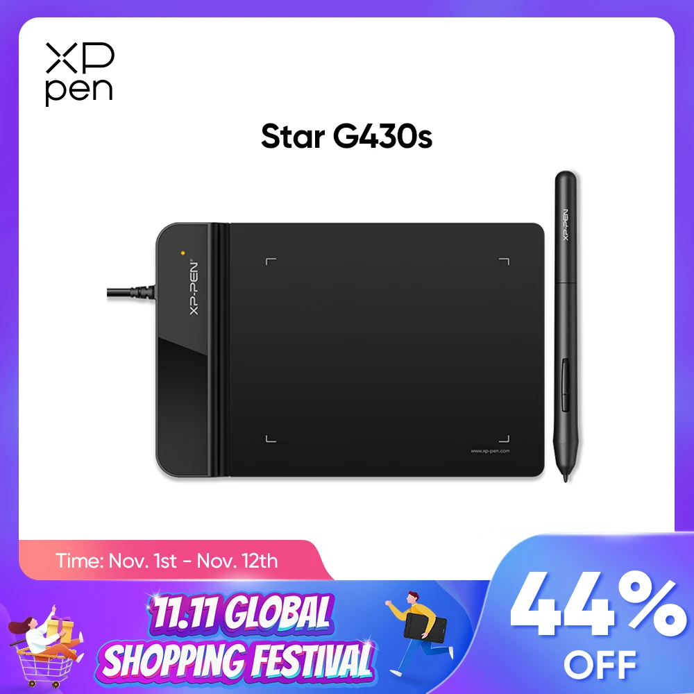 Xp-pen G430s Drawing Tablet Graphic Tablet Drawing Tablet Tablet For Osu With Battery-free ...