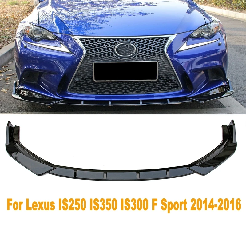 For-Lexus-IS250-IS350-IS300-F-Sport-2014-2016-Car-Front-Bumper-Lip ...