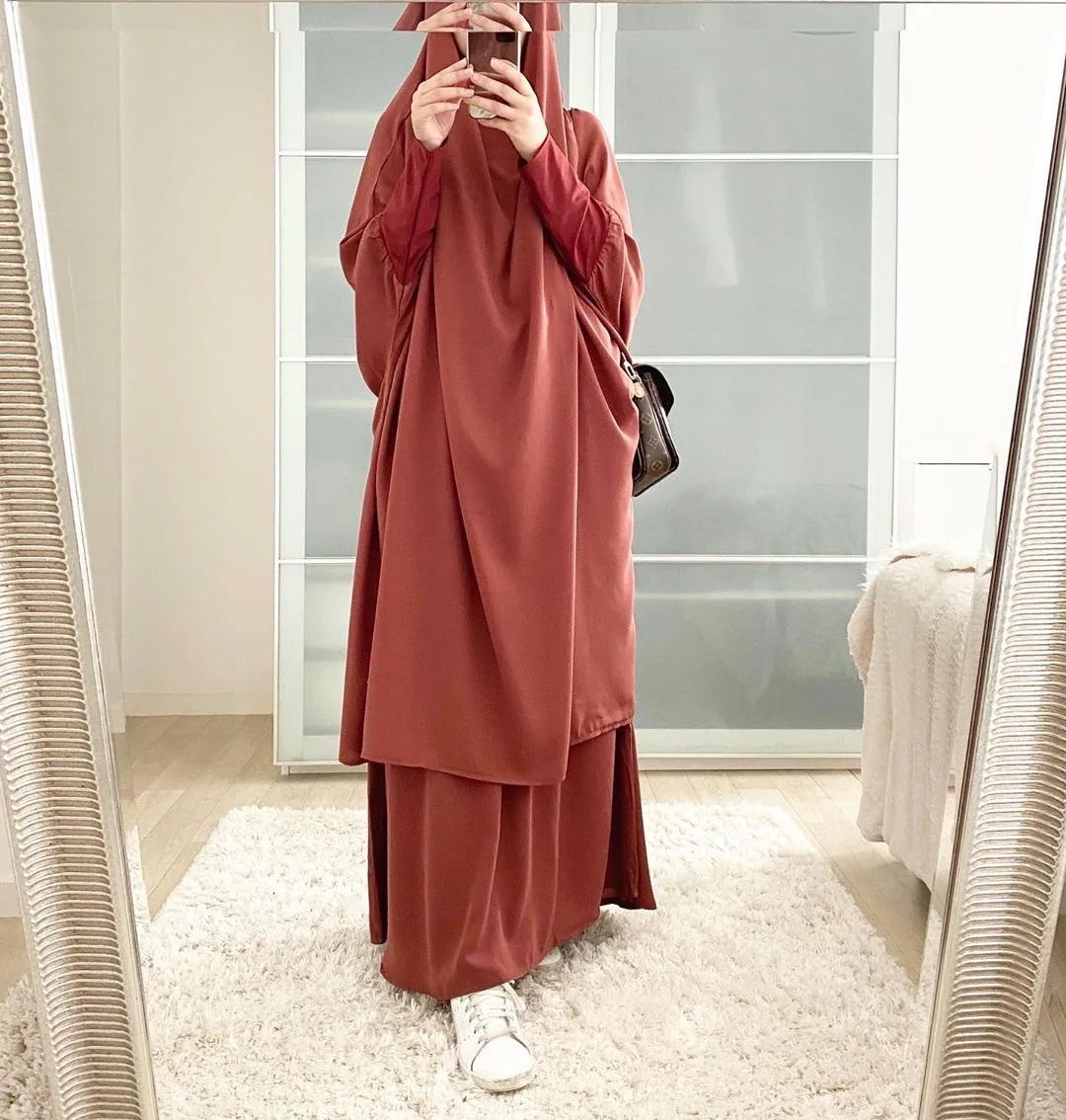 Muslim Women Hijab Dress Prayer Garment Jilbab Abaya Long Khimar ...