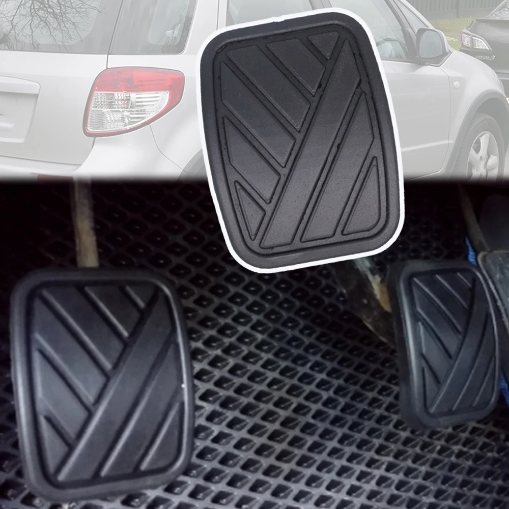 Car Rubber Brake Clutch Foot Pedal Pad Covers Accessories For Suzuki ...