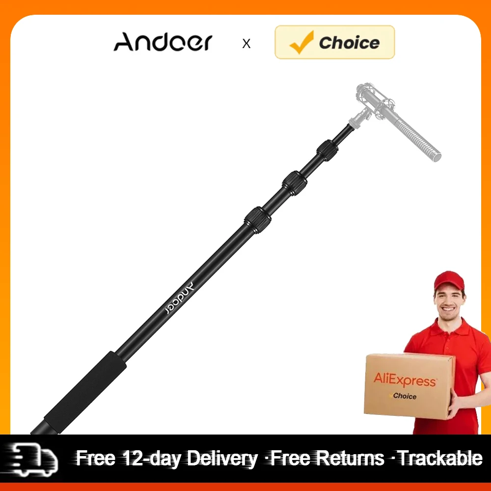 Andoer-Handheld-Microphone-Boom-Arm-4-Section-Extendable-Mic-Arm ...