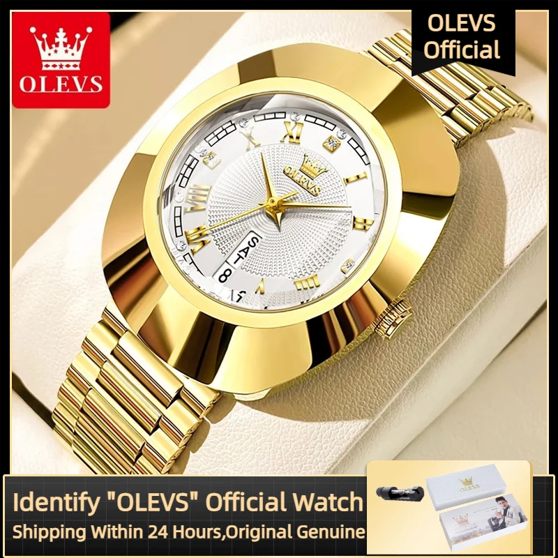 OELVS Original Imported Quartz Women's Watch Tungsten Steel Case Luxury ...