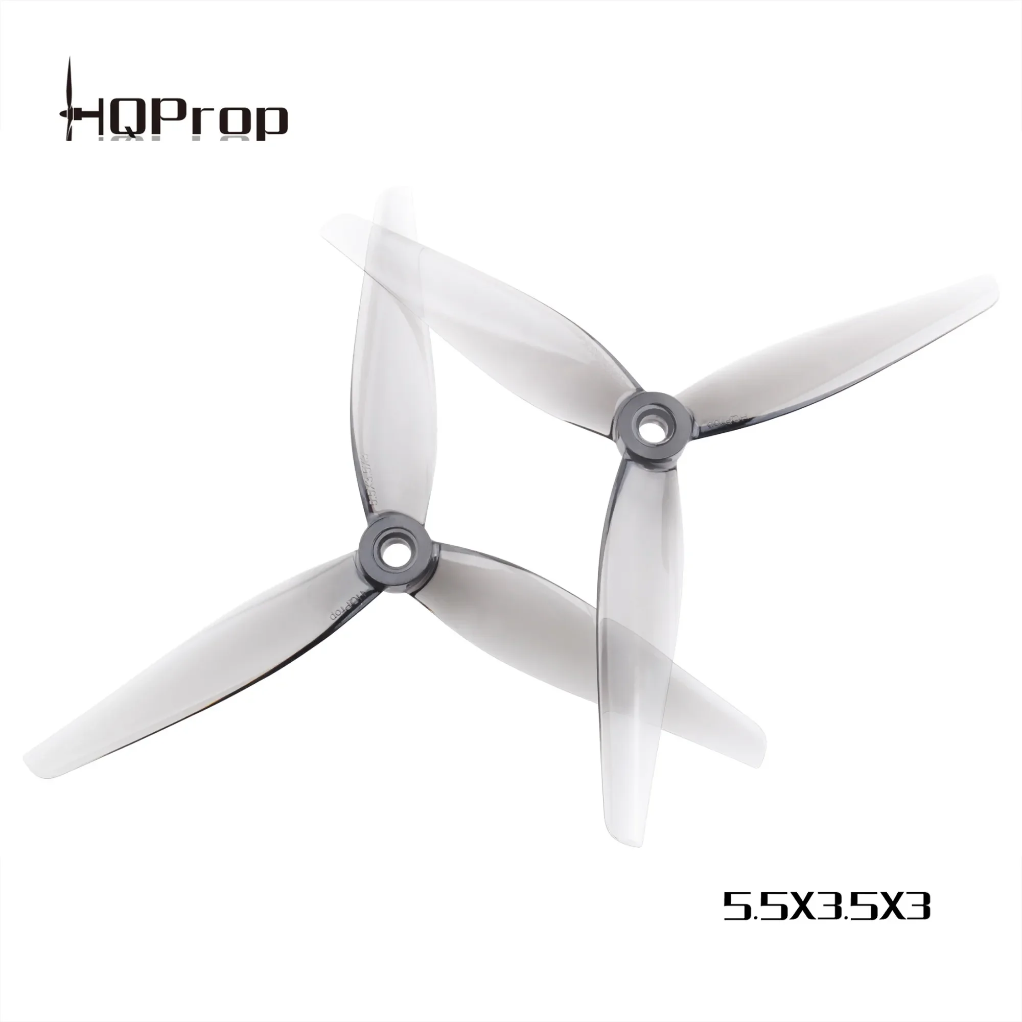 8CW-8CCW-HQProp-5-5X3-5X3-V2-Grey-Poly-Carbonate-5535-5-5Inch-Propeller ...
