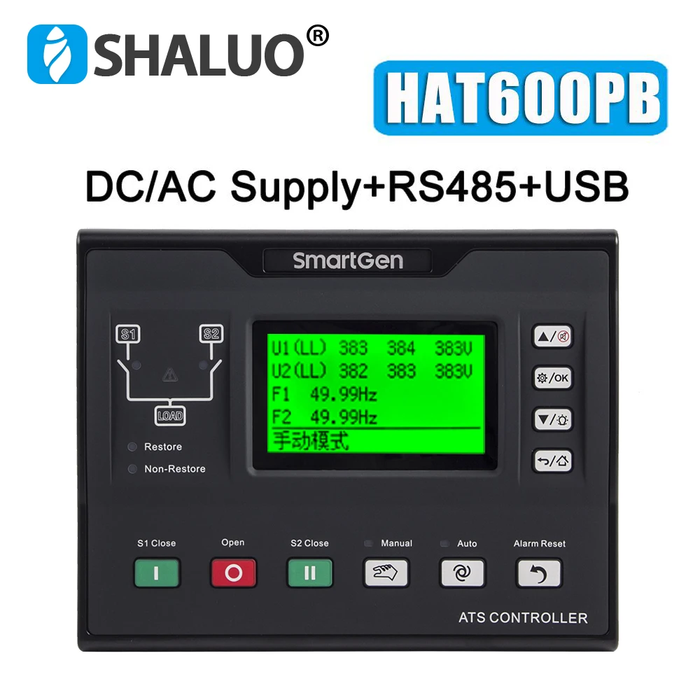Smartgen-HAT600PB-Generator-ATS-Controller-Dual-Power-Automatic ...
