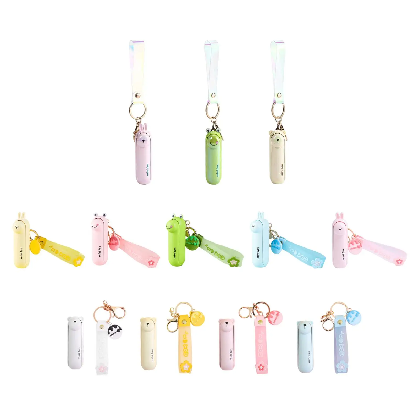 Keychain-Fan-Portable-Mini-Fan-Girls-3-Speeds-USB-Personal-Fan-Small ...