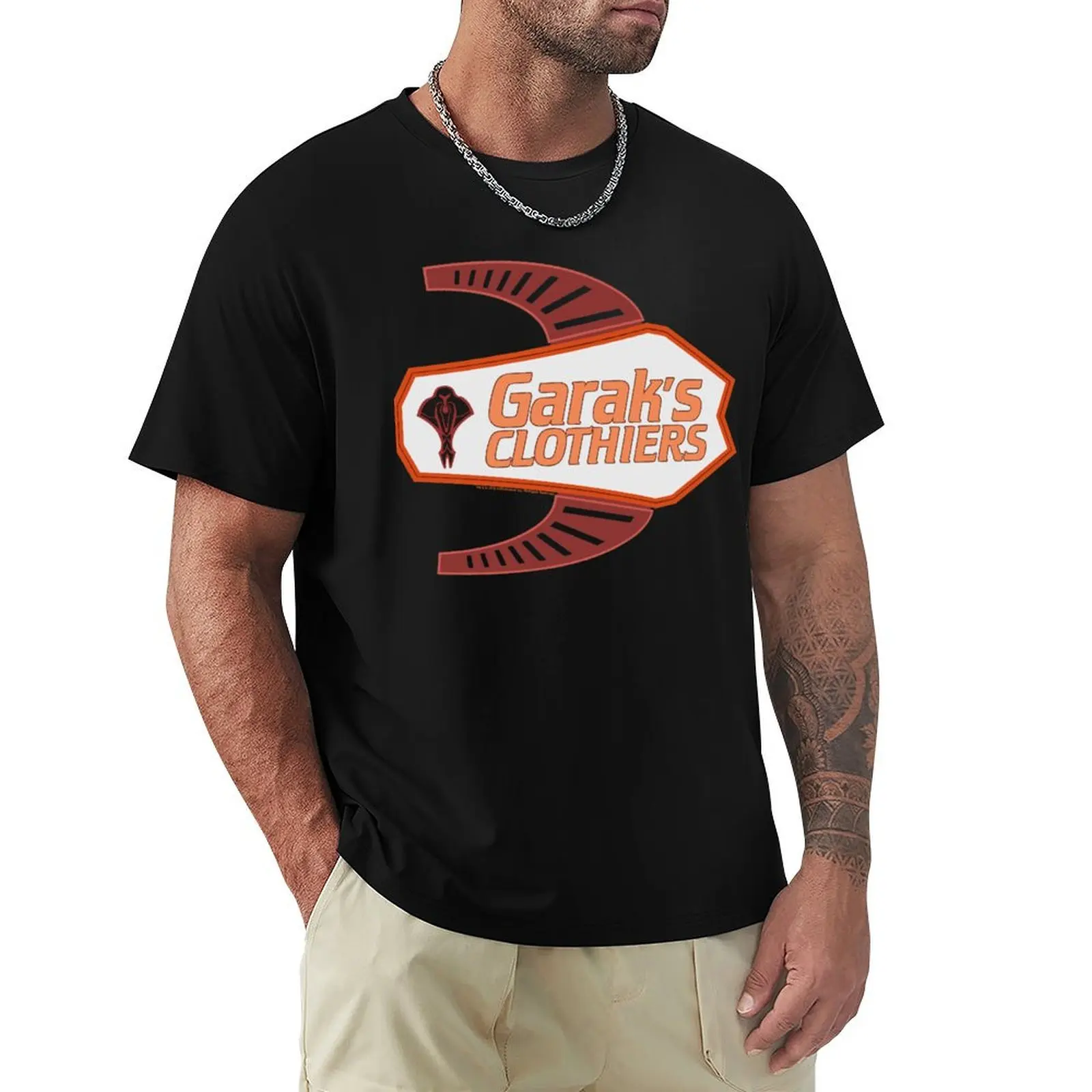 Star Trek Deep Space Nine Garak's Clothiers Logo Camiseta gráfica ...