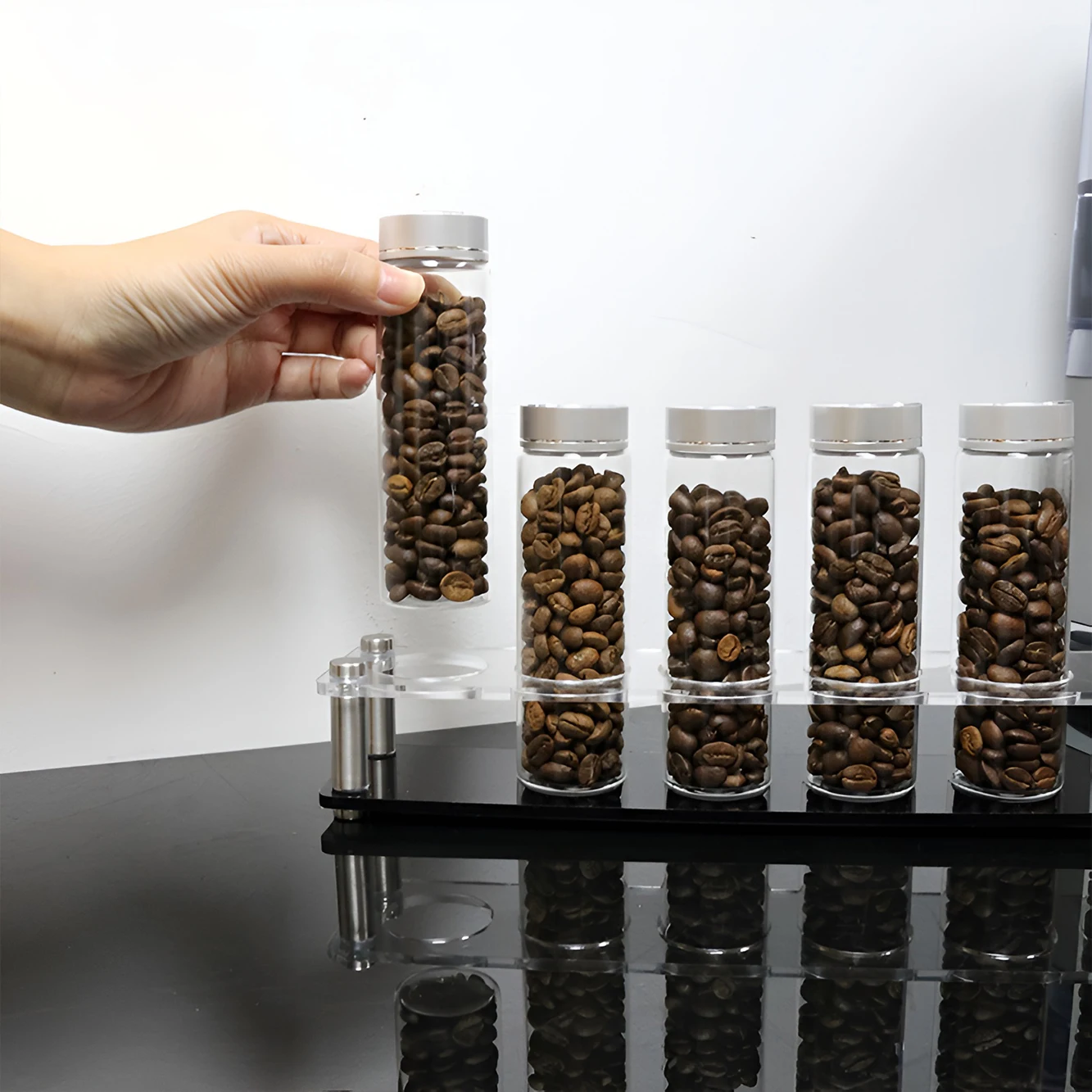 Coffee Bean Test Tube 12 Single Dose Coffee Bean Storage Tubes With ...