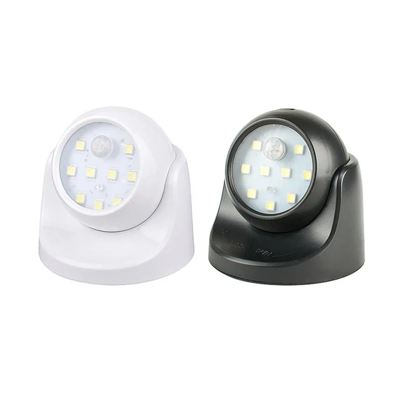 Battery Operated LED Spotlight PIR Motion Sensor Light Wireless ...
