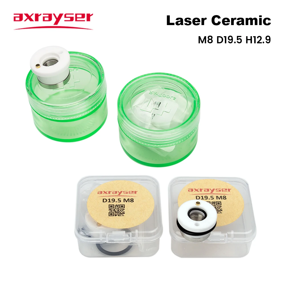 Original Raytools Laser Ceramic M8 D19.5 H12.9 Body Nozzle Holder Ring ...