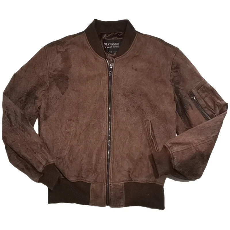 MA1-leather-Jacket-men-USA-Air-Force-flying-New-Zealand-sheepskin-suede ...