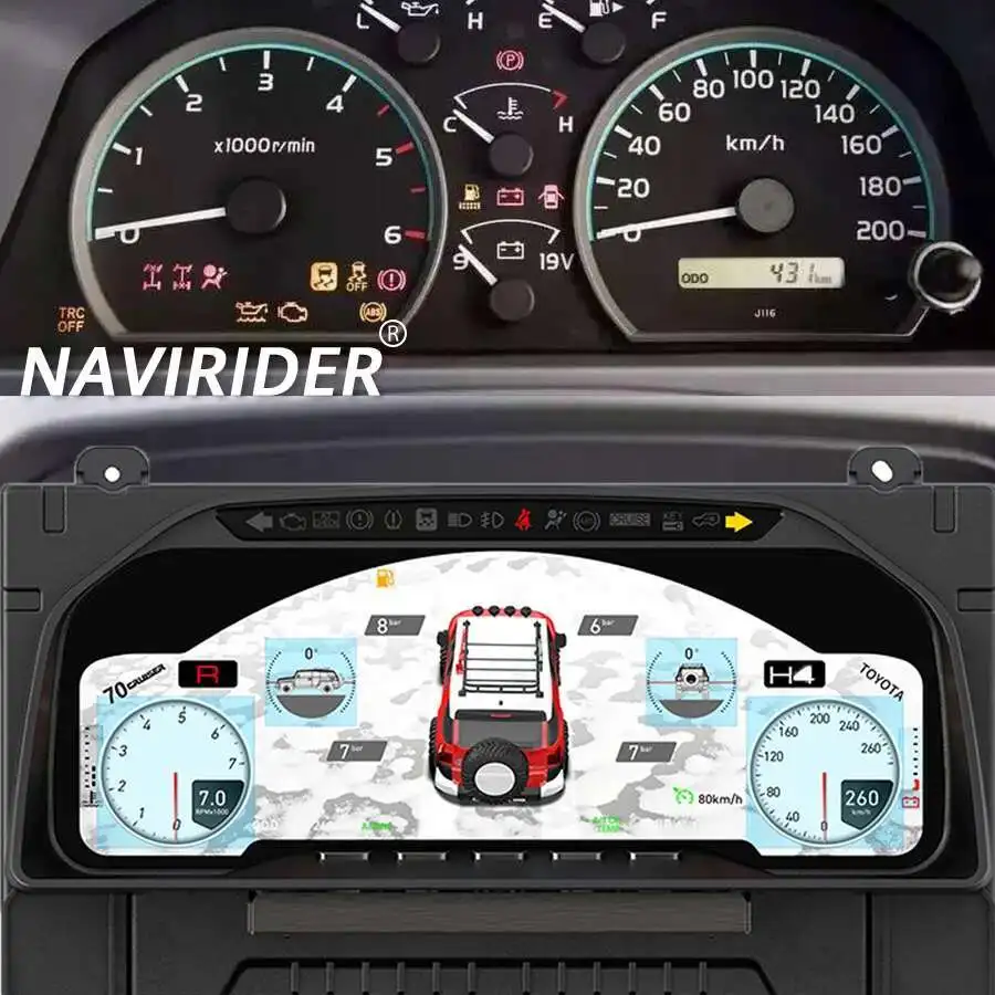 New Car LCD Instrument For Toyota Land Cruiser 70 75 76 Lc70 LC75 LC76 ...