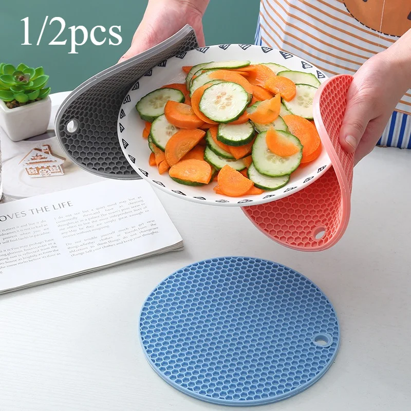 1-2pcs-Heat-insulation-mat-Rubber-coaster-ironing-table-mat-Heat ...