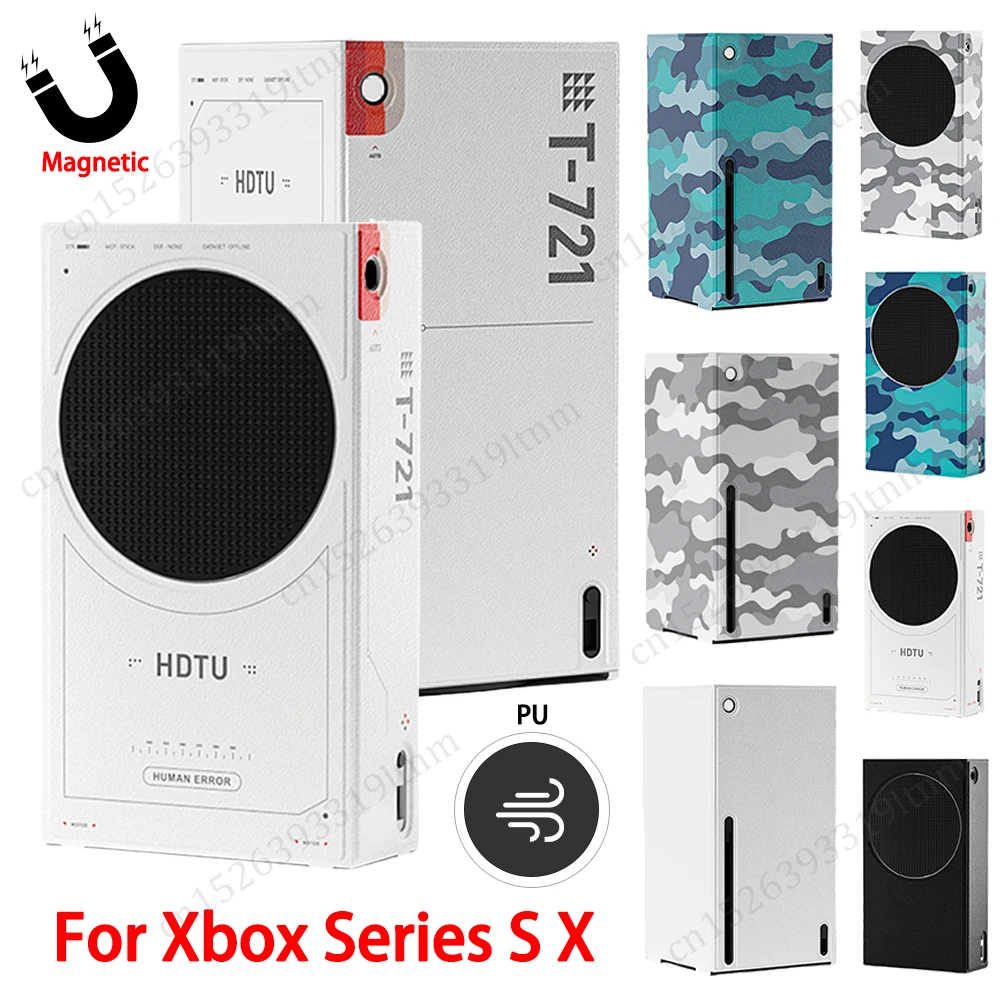 PU-Magnetic-Protective-Shell-para-Xbox-Game-Console-Dustproof-Case-Capa ...