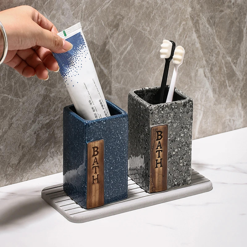 Toothbrush-Cup-Mug-Brush-Toothpastes-Holder-Hotel-Mouthwash-Square ...