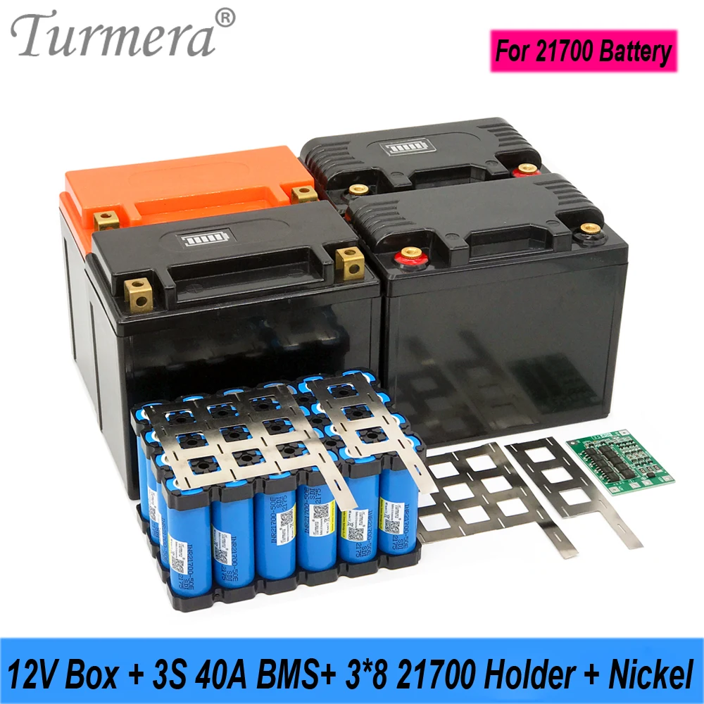 Turmera-12V-32Ah-to-40Ah-Motorcycle-Battery-Storage-Box-3X8-21700 ...