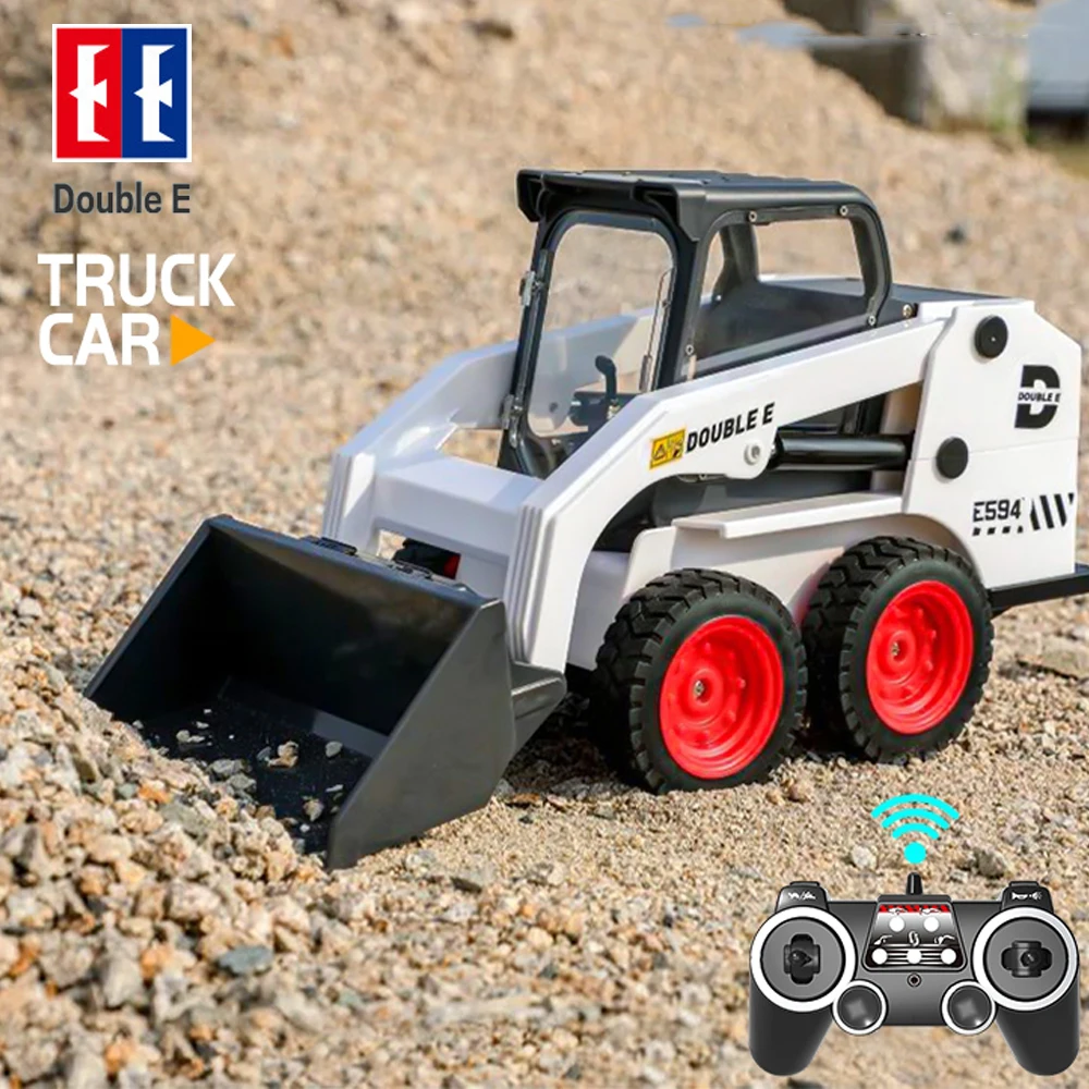1/14 Double E E594 Rc Truck Tractor Loader Rc Excavator Radio Contolled ...