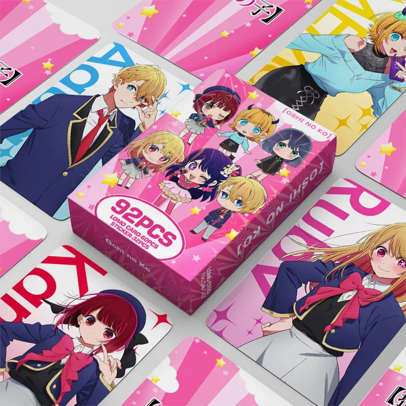 OSHI-NO-KO-Lomo-Card-Mini-tarjetas-con-32-pegatinas-Anime-japon-s-Fan-I ...