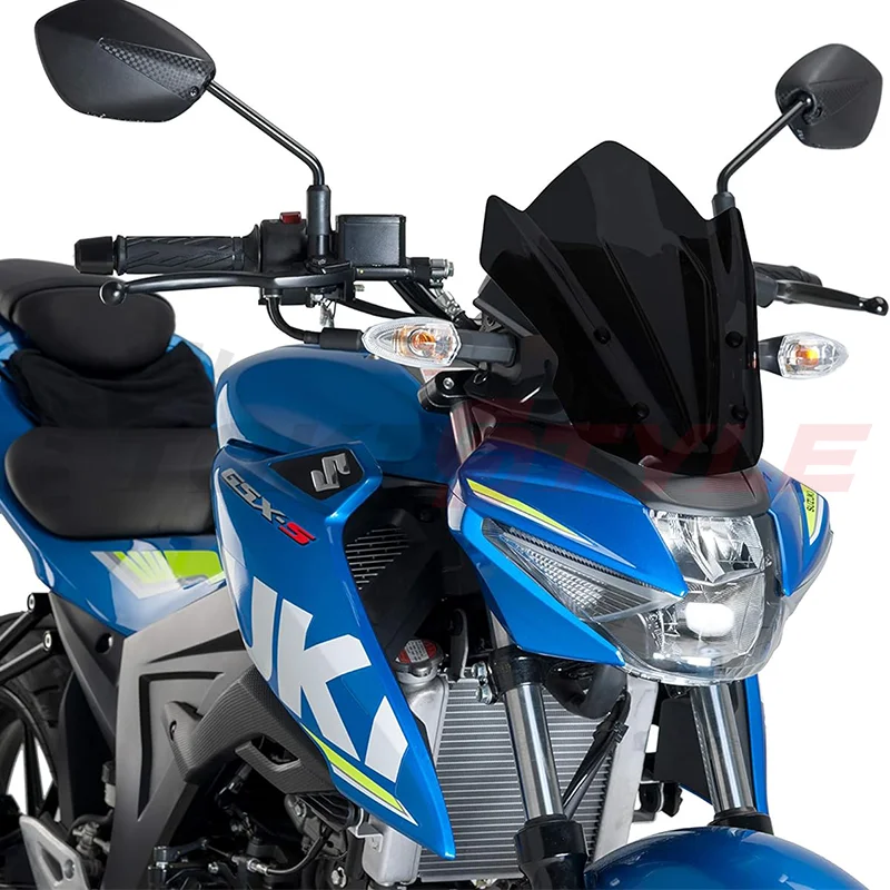 Motorcycle-Sports-Visor-Windshield-Windscreen-Fit-For-SUZUKI-GSX-S125 ...